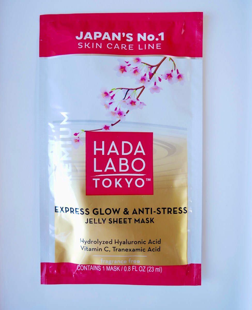 Hada Labo Tokyo Premium Express Glow & Anti-Stress Jelly Sheet Mask ...